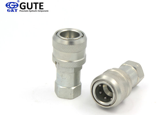 10000 PSI Double Shut Off Quick Connect Couplings ZG Thread With Machinning Technics