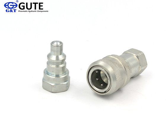 10000 PSI Double Shut Off Quick Connect Couplings ZG Thread With Machinning Technics