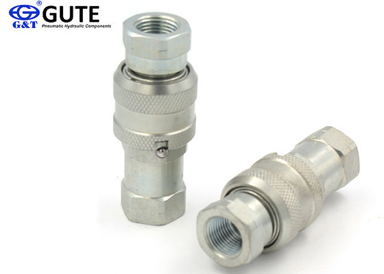 10000 PSI Double Shut Off Quick Connect Couplings ZG Thread With Machinning Technics