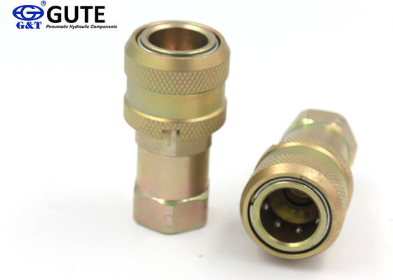 Carbon Steel High Pressure Quick Disconnect NBR / FKM Sealing For Dump Tracks