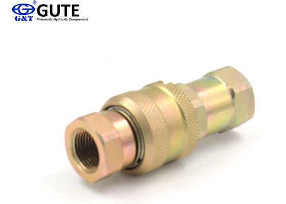 Carbon Steel High Flow Quick Coupler NBR Seal GT-TC With ISO9001 Certificated