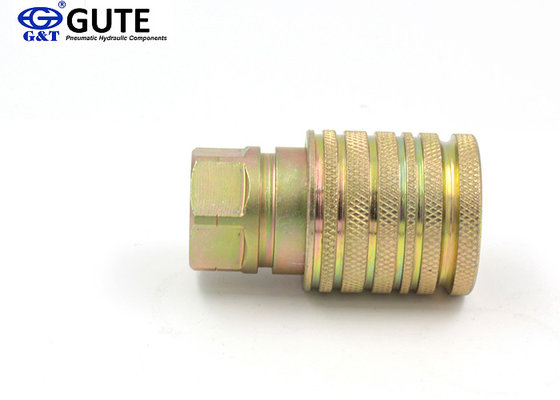 Push And Pull Type Quick Release Hydraulic Connectors With ISO 9001 Certification