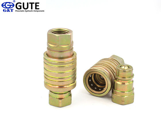 Push And Pull Type Quick Release Hydraulic Connectors With ISO 9001 Certification