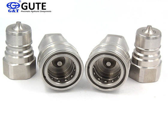 Oil Tools Stainless Steel Quick Couplers , Easy Coupling Hydraulic Quick Connect