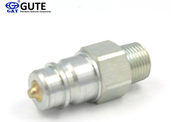 Steel Quick Disconnect Fluid Couplings , 1/2 Inch Equal Threaded Quick Connect