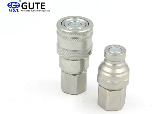 Carbon Steel ISO 16028 Coupler 3/4" 20.7 Mpa Interchange With Parker FEM Series