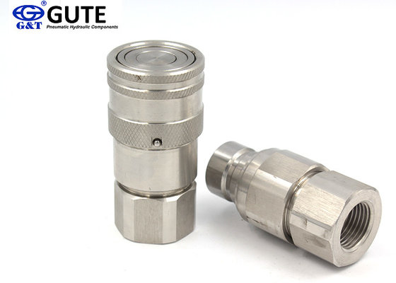 High Performance Stainless Steel Quick Disconnect Avoid Damage From High Velocity Flow
