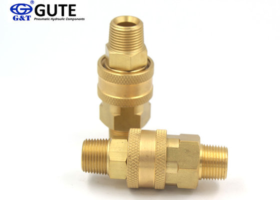 Japanese Type Male Hydraulic Coupler Mini 1/4 Inch With 7 Mpa Rated Pressure