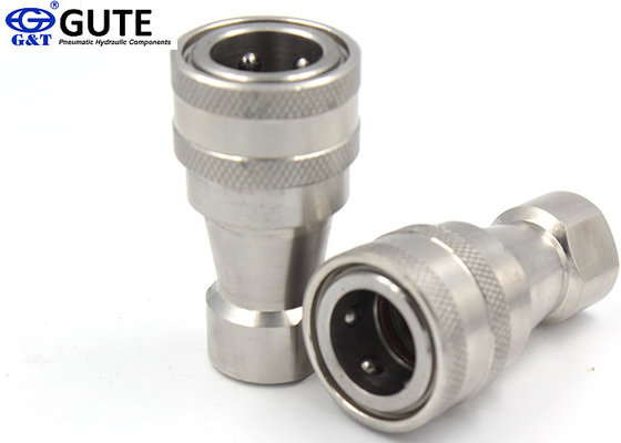 Anti - Leakage Stainless Steel Quick Couplers Critical Parts Hardened Durability