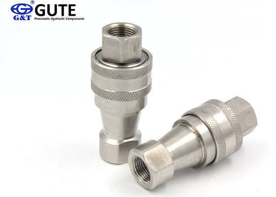 ISO B Stainless Steel Quick Couplers , KZF-01 1/8" Female Quick Release Coupling