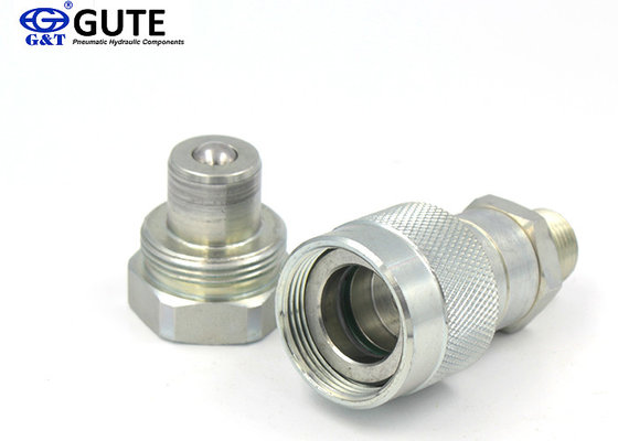 10000 PSI Hydraulic Disconnect Fittings KZE-B Machined From Solid Steel Barstock