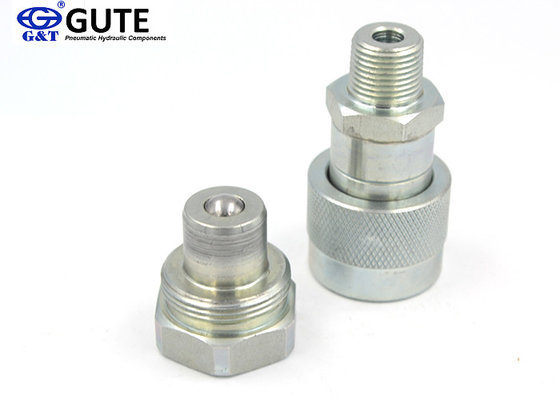 10000 PSI Mini Quick Disconnect Fittings KZE-B Interchange With Parker 3000 Series