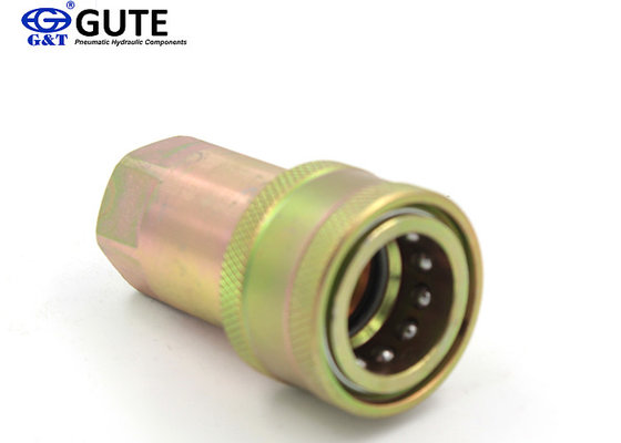 Durable Quick Disconnect Hydraulic Couplers 1/2-1" Interchange With Parker 6600 Series