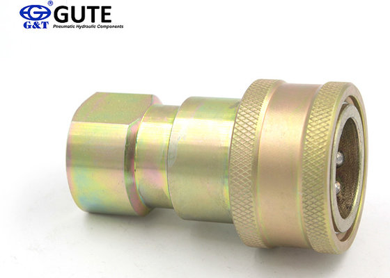 Brass Double Shut Off Quick Connect Couplings Interchange With Eaton HK Series