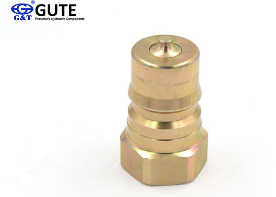 Brass Double Shut Off Quick Connect Couplings Interchange With Eaton HK Series
