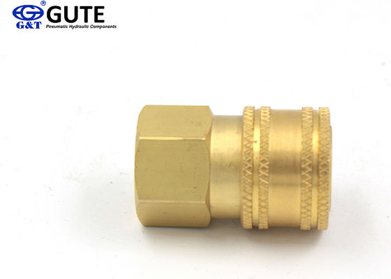 Brass Socket And Plug Quick Connect Coupling Without Valve GT-K1-02 1/4 Inch