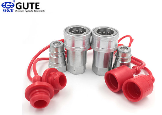 Poppet Valves 1/4" ISO A Quick Release Couplings GT-A1-02 Keeping Flow Expeditely