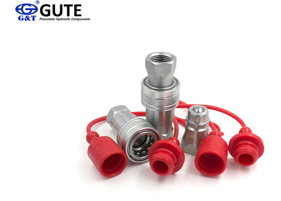 Poppet Valve Quick Disconnect Coupling NPT Thread Interchange With Parker 4000