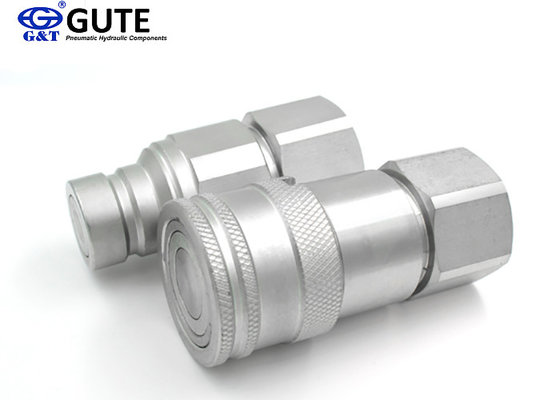 Carbon Steel ISO 16028 Coupler 3/4" 20.7 Mpa Interchange With Parker FEM Series