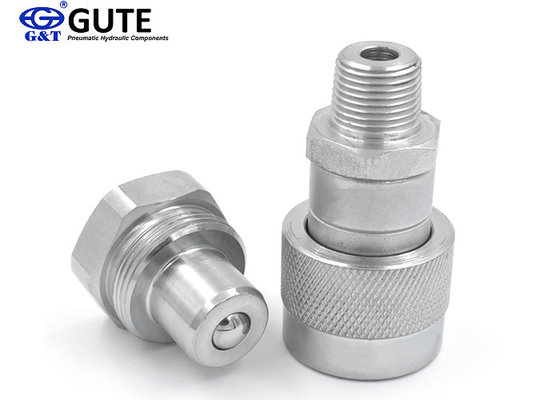 10000 PSI Mini Quick Disconnect Fittings KZE-B Interchange With Parker 3000 Series