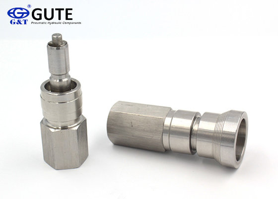 20.7 Mpa 1/4' Stainless Steel Quick Couplers GT-QC Compatible With SWAGELOK QC