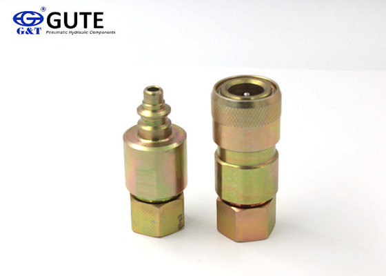 1/4 Inch Close Type Steel High Pressure Quick Couplings Gt-Te 6gmp Rated Flow