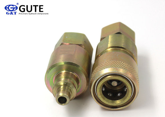 1/4 Inch Close Type Steel High Pressure Quick Couplings Gt-Te 6gmp Rated Flow