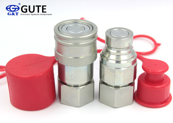 Rubber Hydraulic Coupler Dust Caps And Plugs For 1/2" Flat Face Coupler