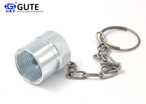 Aluminum Hydraulic Coupler Dust Caps And Plugs With NPT Thread ISO9001 Approval