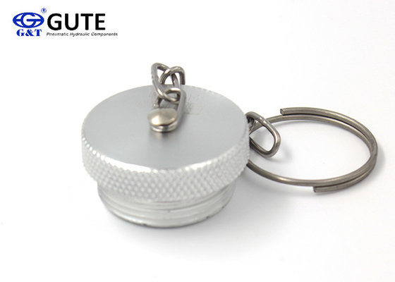 Aluminum Hydraulic Coupler Dust Caps And Plugs With NPT Thread ISO9001 Approval