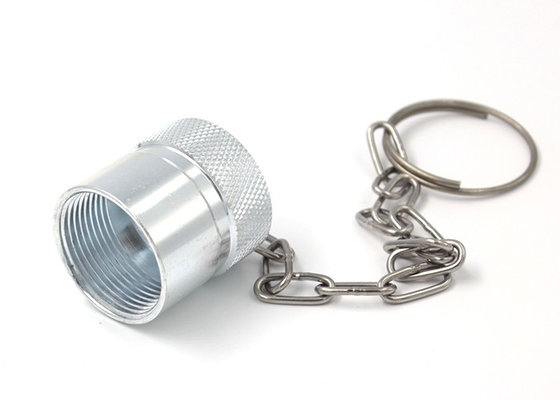 Aluminum Hydraulic Coupler Dust Caps And Plugs With NPT Thread ISO9001 Approval