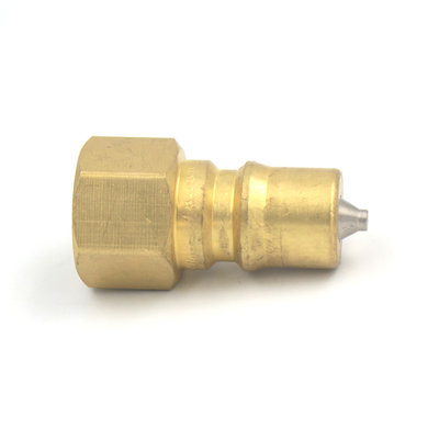 1/4 Inch Brass Quick Coupler Valve For Carpet Cleaning And Vacuum Wand Truckmount QD