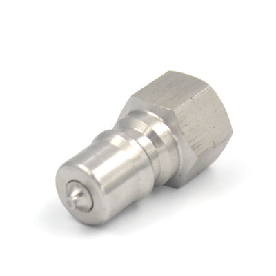 Female Stainless Steel Quick Couplers 1/4 Inch 10.5 Mpa Working Pressure