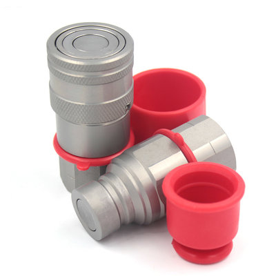 Zinc Nickel Plating Flat Face Quick Release Couplings 1/2 Inch 5000 PSI Rated Pressure