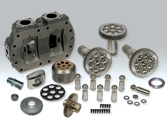 Cat320B Excavator Rexroth Hydraulic Pump Parts A8vo107 Double Pumps