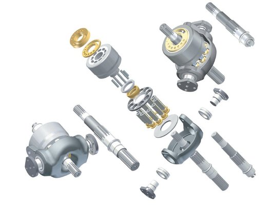 SBS80 SBS140 Excavator Caterpillar Hydraulic Pump Parts Cat320C / Cat325C