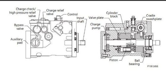 MPTO35 Hydraulic Pump Parts Repair Kits For Construction Machinery