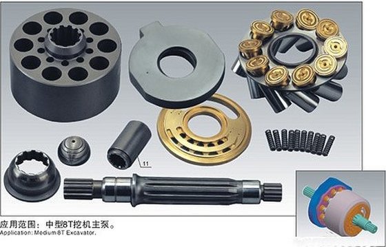 K3sp36c Excavator Kawasaki Hydraulic Pump Parts Ball Guide / Swash Plate