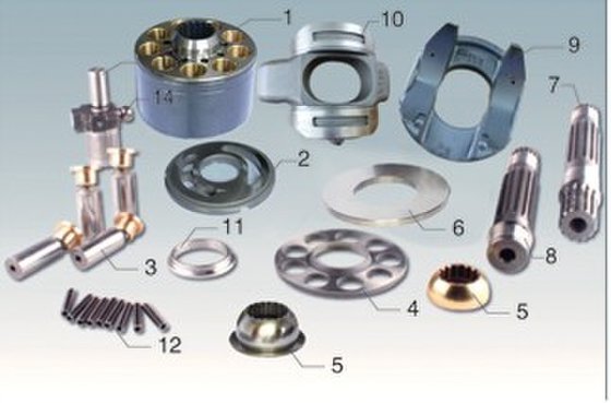 K5v140 Kawasaki Hydraulic Pump Parts For Liebherr Construction Machinery