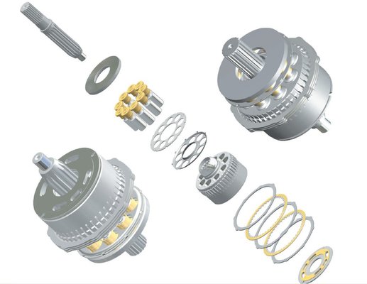 Durable Construction Machinery Kawasaki Hydraulic Motor Spare Parts M5x130