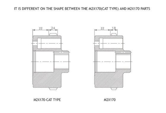 M2x120 Kawasaki Hydraulic Motor Parts For Excavator Piston Pump