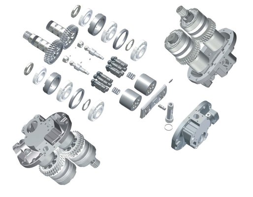 Ex200-3 ZX200 EX200-1 Excavator Hitachi Hydraulic Pump Parts Hpv091 HMGC32 / HMGE36EA