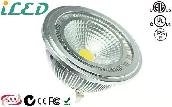 ETL Listed 12V DC 10W G53 AR111 COB LED Spotlight Bulb Warm White 2700K 3000K