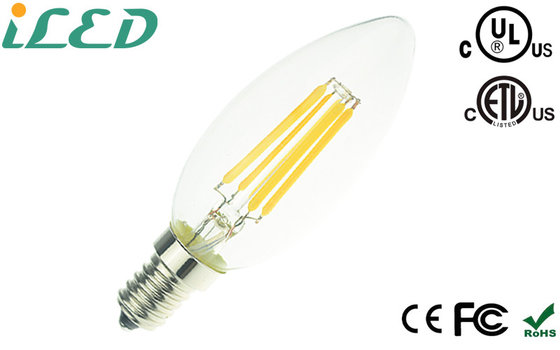 Decorative Chandelier Led Filament Bulbs Dimmable Led Candle Bulbs High Luminous