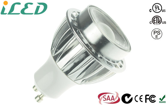 38 Degree 7 Watt Indoor GU10 LED Light Bulbs 100-265V AC 600lm Cool White