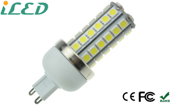 SMD Mini 4W Corn LED Light Bulbs G9 Replacement 40W Halogen 430LM Clear Cover 220V