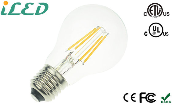 40w Equivalent UL Led Filament Bulbs 90-265v 4 Watt 360 Degree Beam Angle