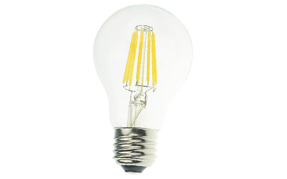 6000k Led Filament Bulbs A19 E27 Globe 120 Volt 100lm / W High Bright