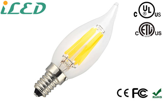 Warm White 4w Led Filament Bulbs C32 Dimmable Filament Led Bulb