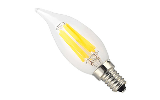Warm White 4w Led Filament Bulbs C32 Dimmable Filament Led Bulb